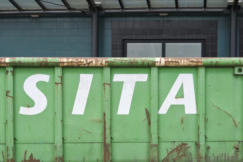 Sita Logo on Green Waste Processing Container Editorial Image - Image ...