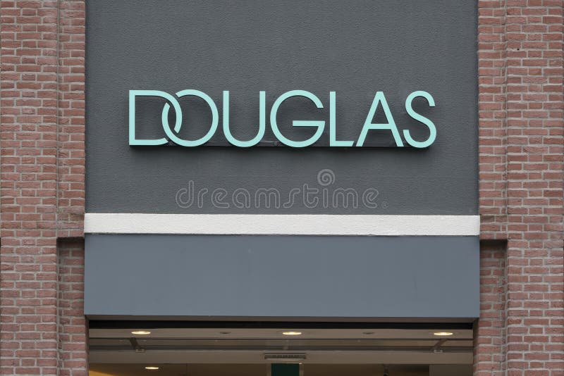 Green Douglas Logo on a Shop Facade Editorial Stock Photo - Image of ...