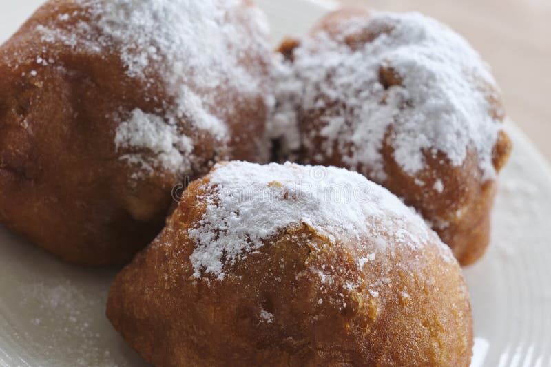 Typical Dutch Food Commonly Known As Dutch Doughnuts, Dutchies or ...