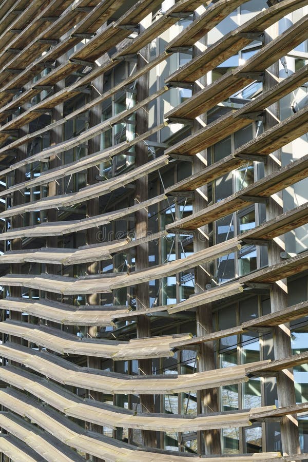 Wetsus Water Technology Building with Wooden Sun Blinds N Leeuwarden ...