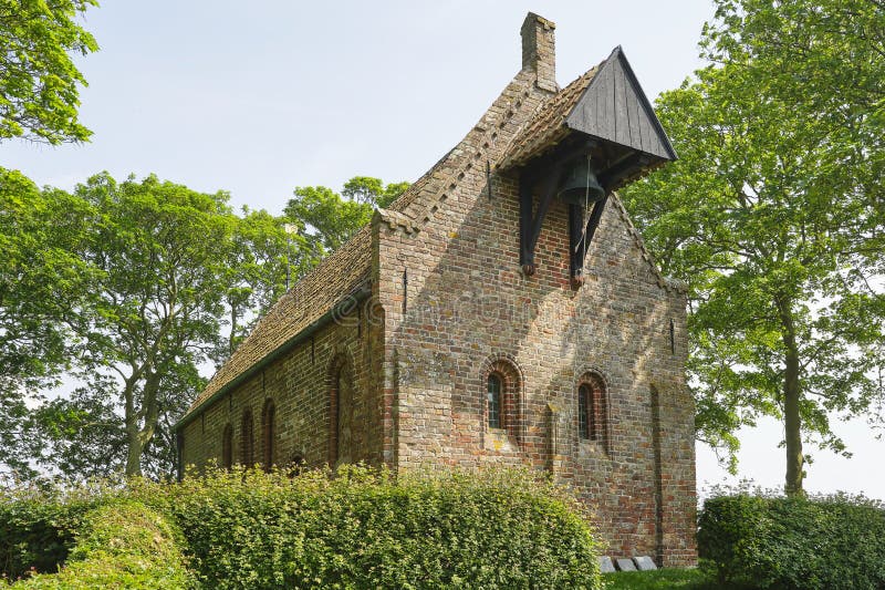 The Romanesque Dutch Reformed Church in Jannum Friesland the ...
