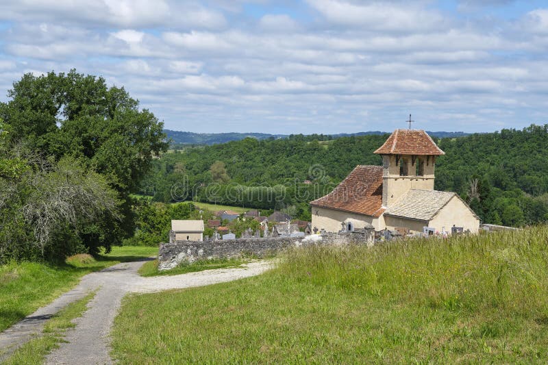 View of the White Penitents Chapel in Cornac Stock Image - Image of ...