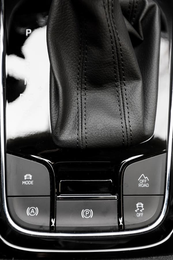 Dsg Automatic Transmission Car Interior Stock Photo - Image of design ...