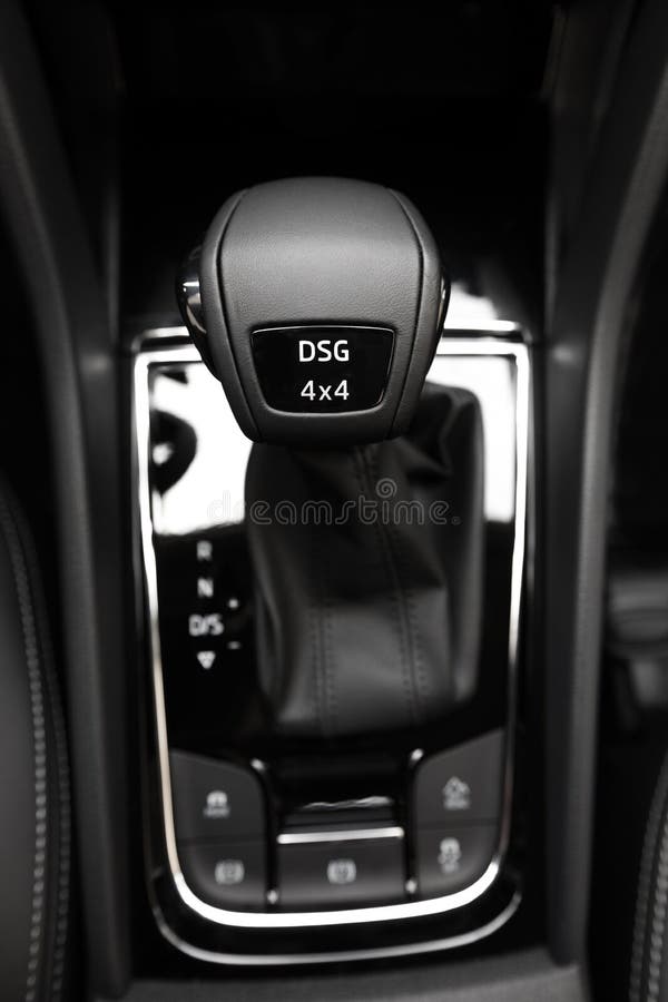 Dsg Automatic Transmission Car Interior Stock Photo - Image of knob ...