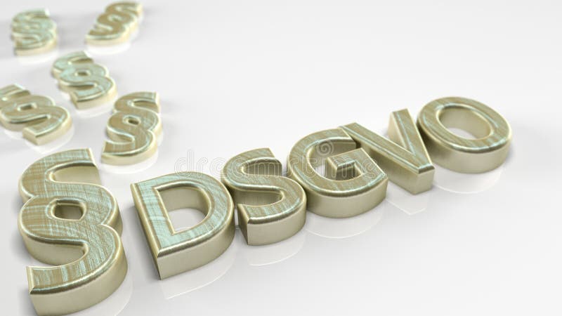DSGVO Concept stock illustration. Illustration of secure - 115461163