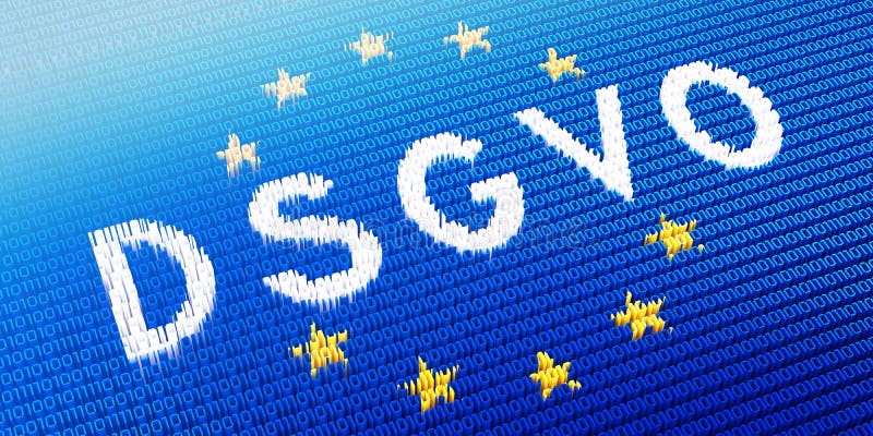 DSGVO/ GDPR - General Data Protection Regulation Concept Stock ...