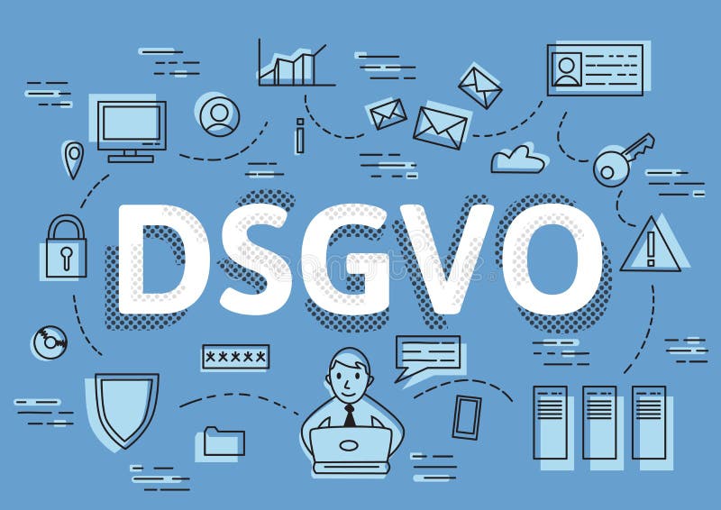 GDPR Concept. Vector Illustration. General Data Protection Regulation ... GDPR Concept. Vector Illustration. General Data Protection Regulation ...
