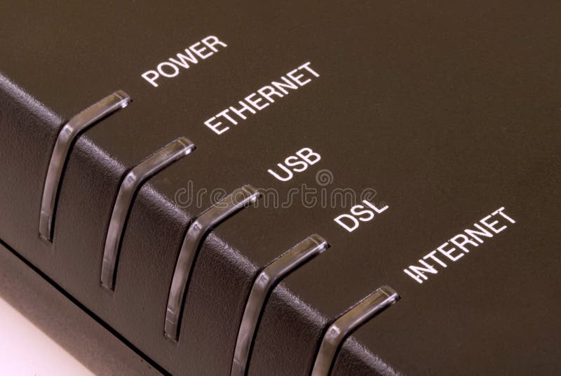 DSL Modem Detail stock photo. Image of modem, networking - 3030708