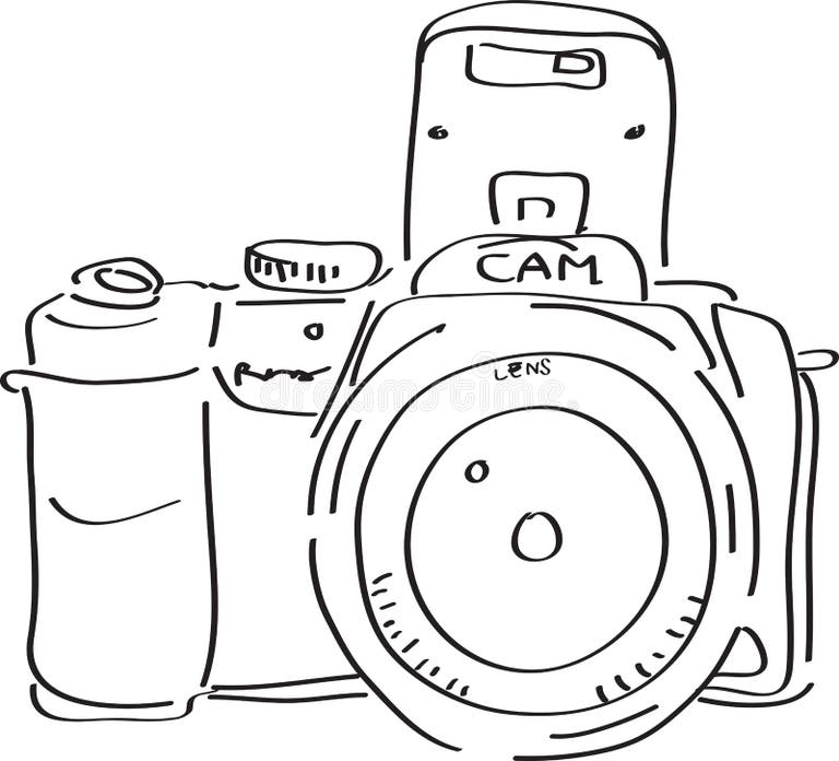 Dslr Drawing Stock Illustrations – 1,000 Dslr Drawing Stock ...