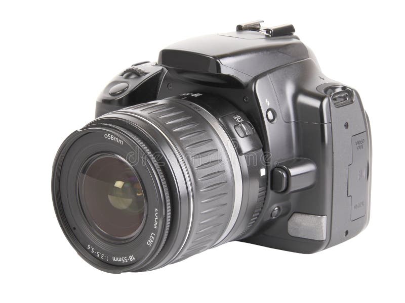DSLR camera stock photo. Image of professional, mechanical - 22557274