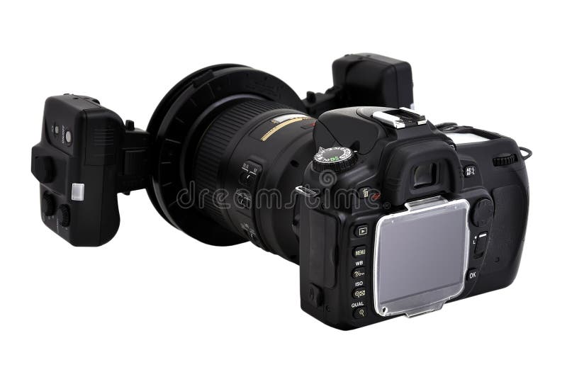 DSLR camera stock image. Image of accessories, video - 44245595