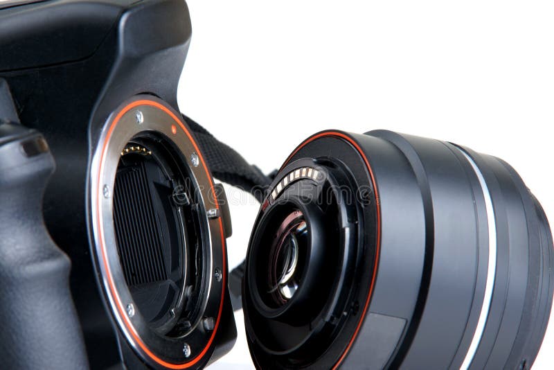 DSLR Camera stock image. Image of closeup, optical, film - 32546635