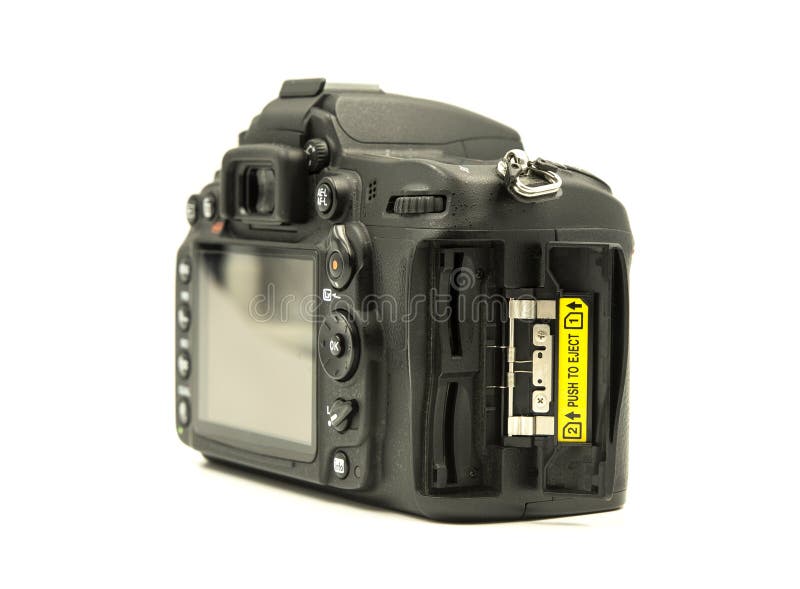 Dslr camera details stock photo. Image of button, electronics - 174801266