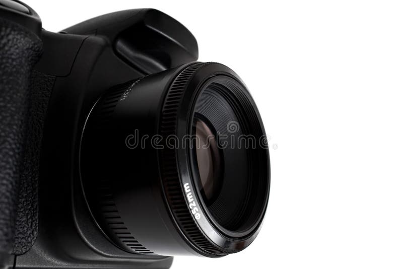 DSLR Camera Isolated stock image. Image of digitally - 16154341