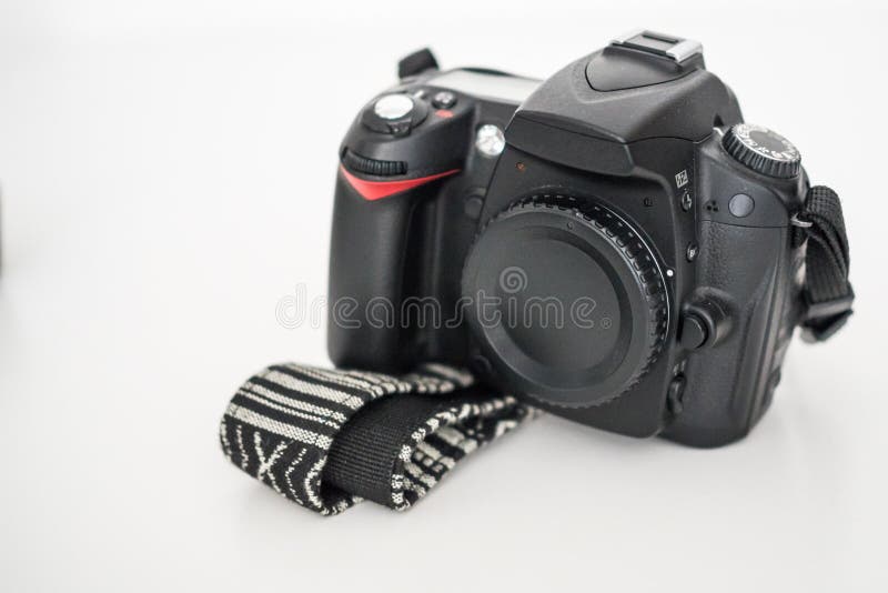 A DSLR camera without lens stock image. Image of editorial - 144609037