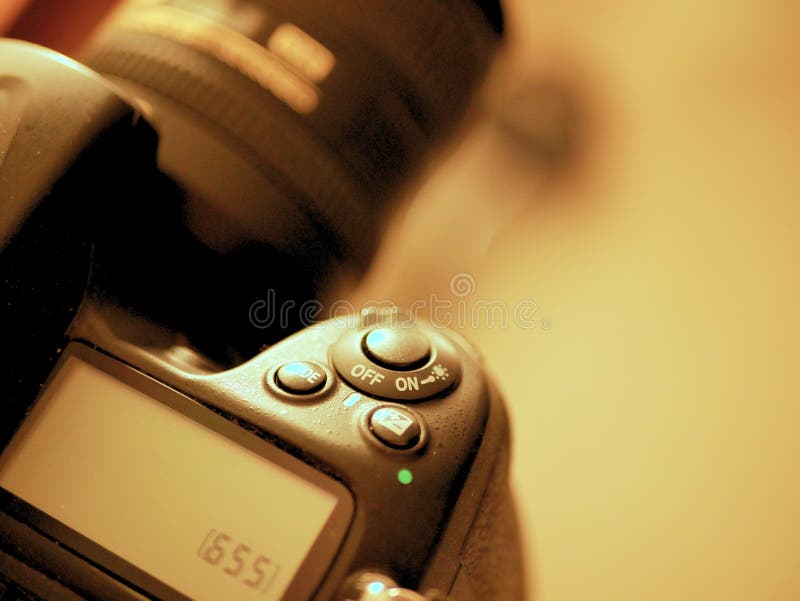 DSLR Camera Macro Buttons and Controls. Stock Image - Image of control ...