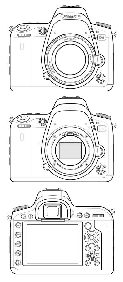 Slr Camera Stock Illustrations – 4,423 Slr Camera Stock Illustrations ...