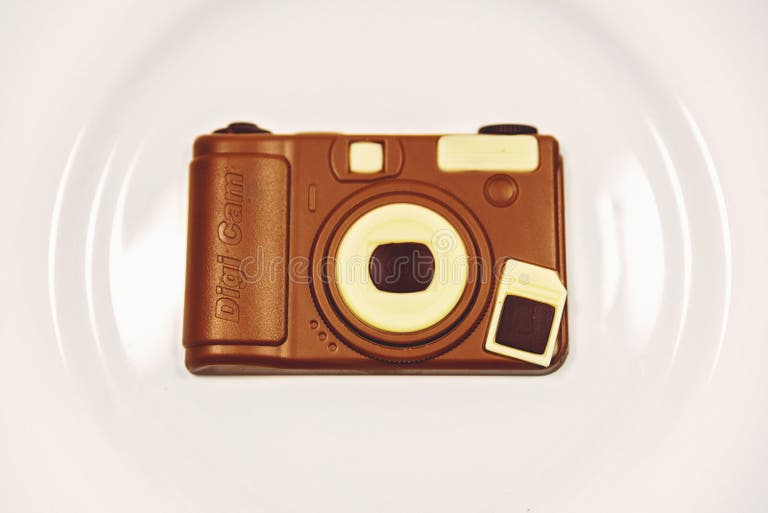 DSLR Camera Shaped Chocolate Stock Image - Image of milk, shaped: 67057085