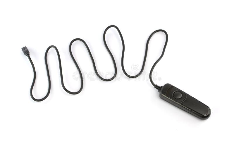 Dslr Camera Shutter Release Cable Stock Photo - Image of remote, switch ...