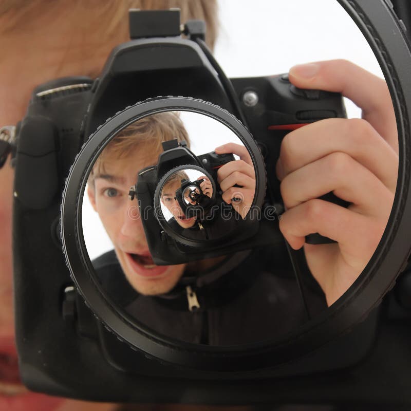 DSLR Camera Spiral Twirl stock photo. Image of artistic - 16640920