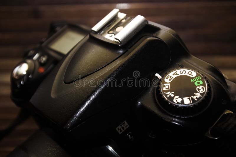 DSLR closeup stock image. Image of body, reflex, camera - 72733705