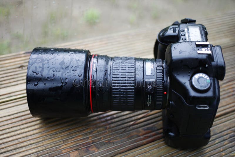 DSLR Digital Camera stock photo. Image of professional - 73733084