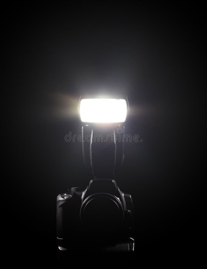 DSLR and flash stock image. Image of flare, paparazzi - 17677903