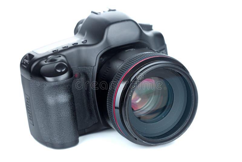 DSLR Digital Camera stock photo. Image of 67mm, digital - 17822494