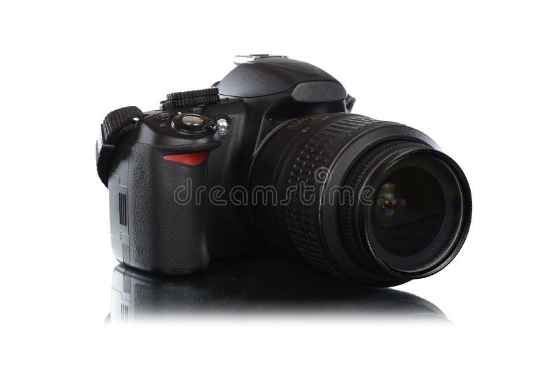 DSLR Professional Camera stock photo. Image of body - 189165100