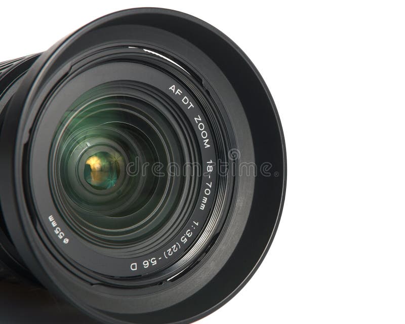 DSLR zoom lens stock photo. Image of electronics, lens - 10515238