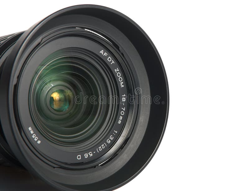 DSLR zoom lens stock photo. Image of focus, camera, objective - 3606860