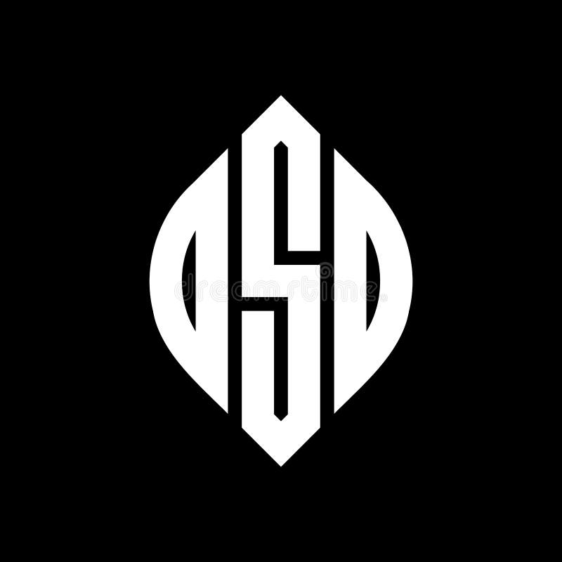 DSO Circle Letter Logo Design with Circle and Ellipse Shape. DSO ...