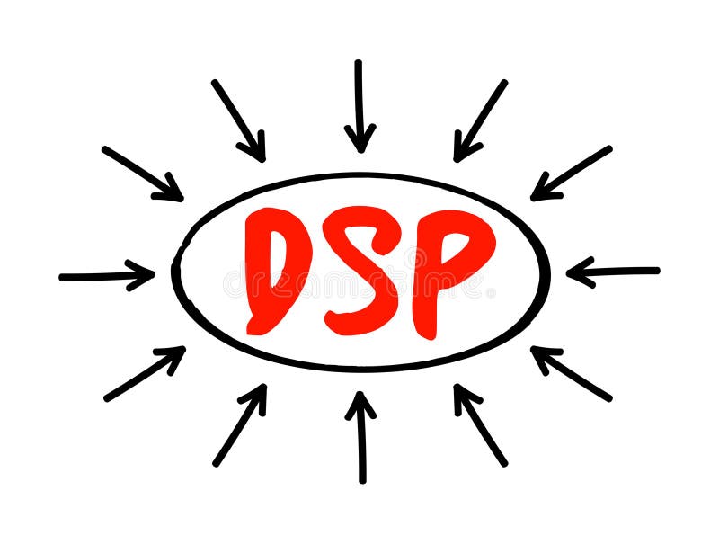DSP - Delivery Service Provider Acronym, Business Concept with Arrows ...