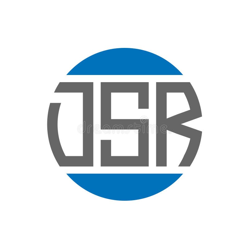 DSR Letter Logo Design on White Background. DSR Creative Initials ...