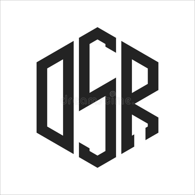 DSR Logo Design. Initial Letter DSR Monogram Logo Using Hexagon Shape ...
