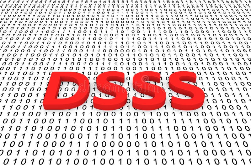 Dsss stock abbildung. Illustration von verbreitung, spektrum - 89116014