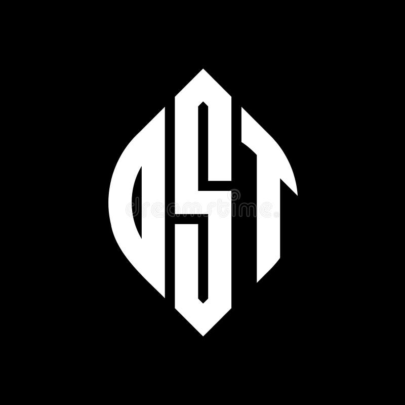 DST Circle Letter Logo Design with Circle and Ellipse Shape. DST ...