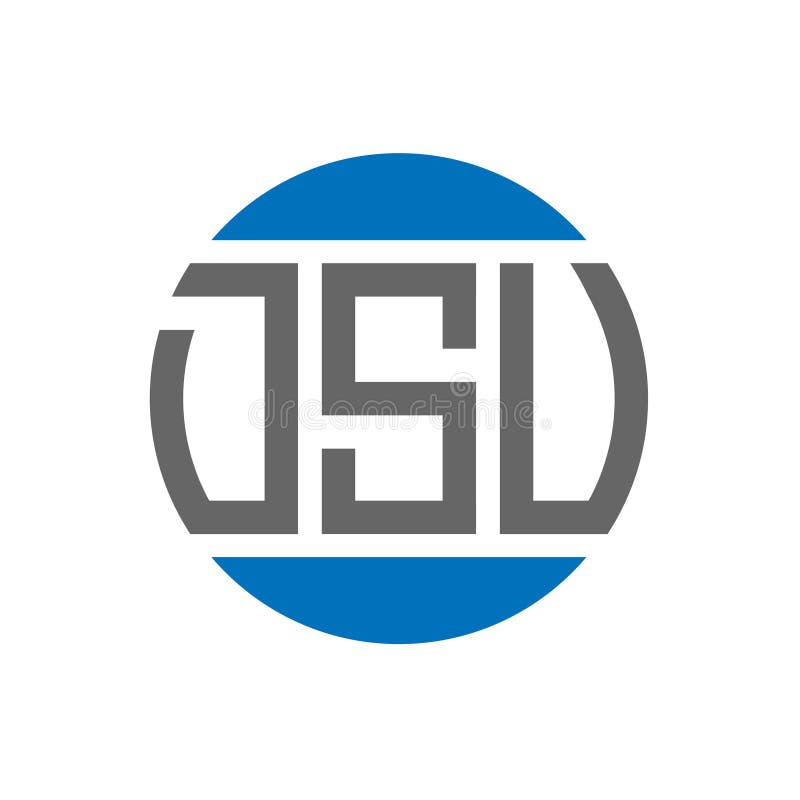 DSU Letter Logo Design on White Background. DSU Creative Initials ...