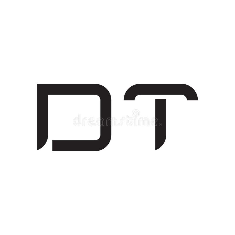 Dt Initial Letter Vector Logo Icon Stock Vector - Illustration of ...
