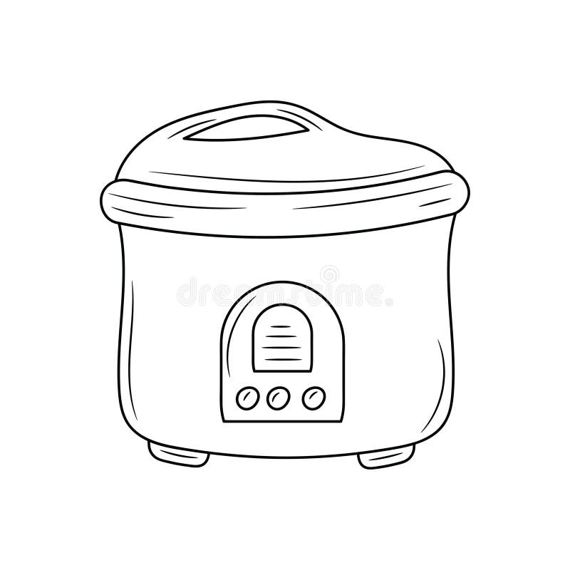 Rice Cooker Drawing Stock Illustrations – 294 Rice Cooker Drawing Stock ...