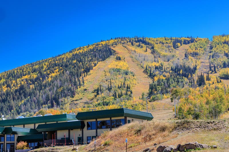 Powderhorn Ski Resort stock image. Image of foliage - 308349257