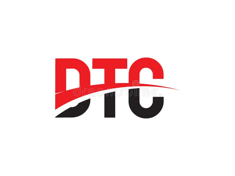 DTC Letter Initial Logo Design Vector Illustration Stock Vector ...