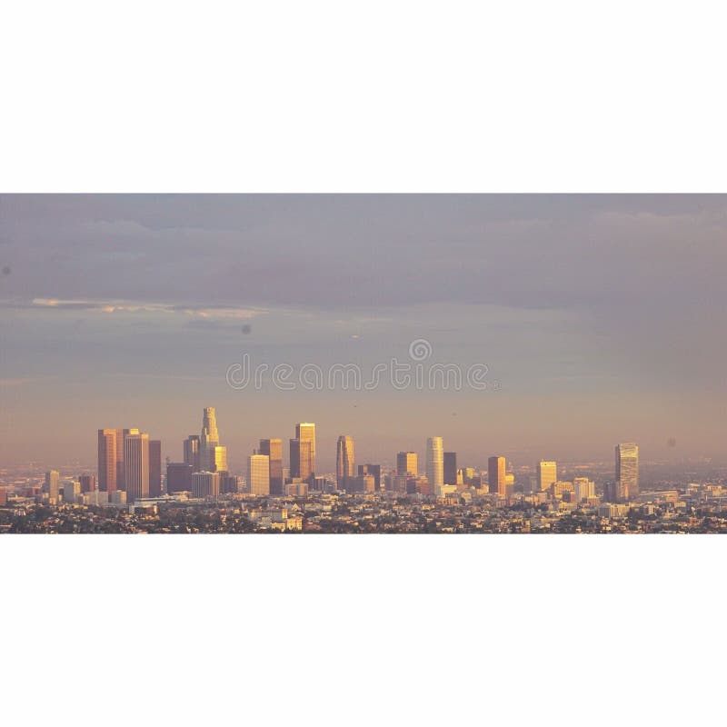 Dtla editorial stock photo. Image of view, goldenhour - 44481068