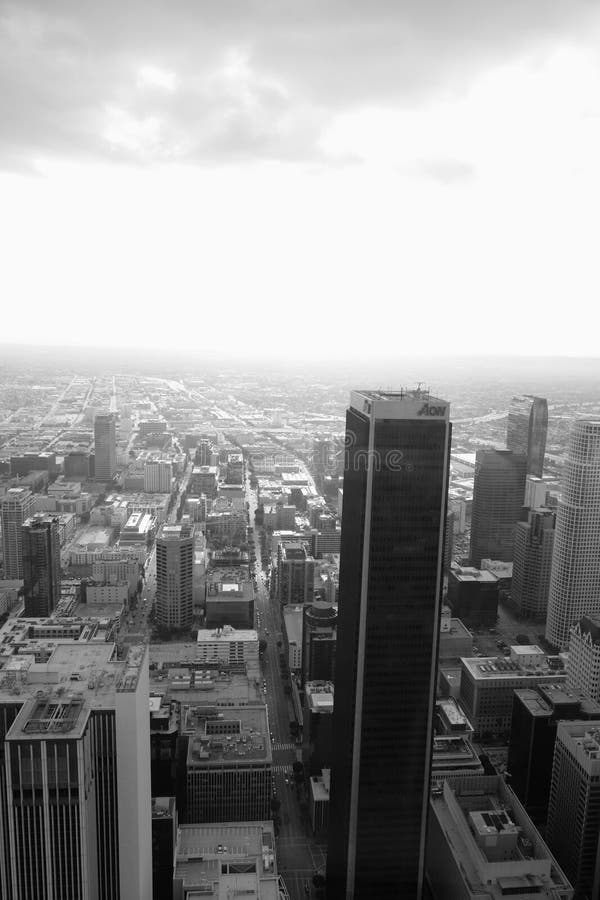 DTLA view editorial stock image. Image of dtla, white - 97870079