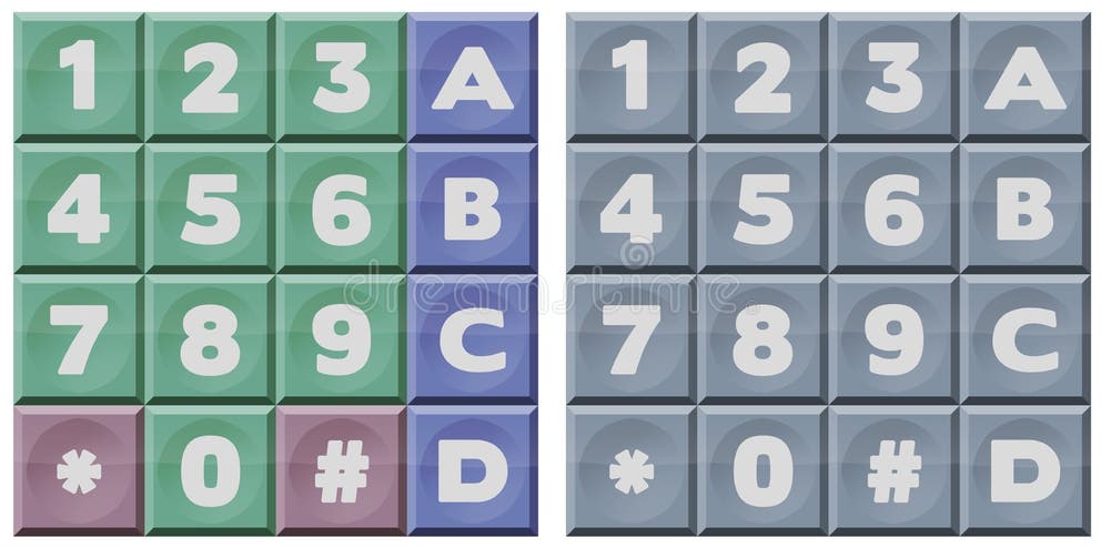 DTMF keypad stock illustration. Illustration of traditional - 47462874