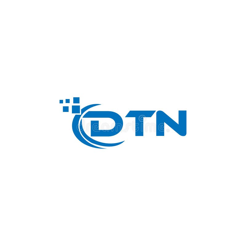 DTN Letter Logo Design on White Background. DTN Creative Initials ...