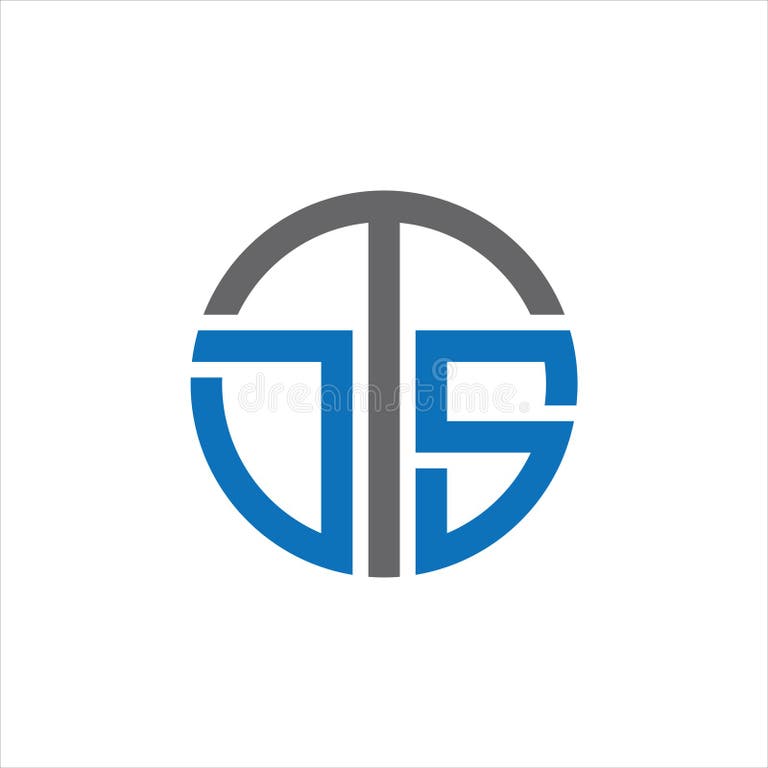 DTS Letter Monogram Initial Logo Design Template Vector Illustration ...