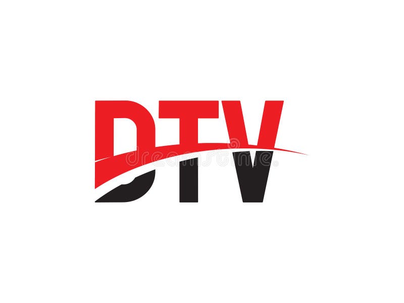Dtv Logo Premium Vector | DTV Initial Modern Logo Design Vector Icon