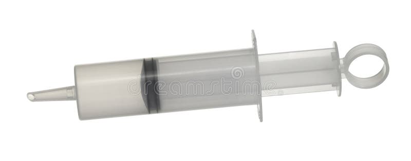 Duża strzykawka zdjęcie stock. Obraz złożonej z medyczny - 32630400