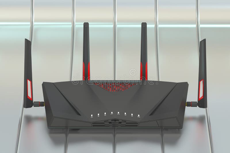 Dual Band Wireless Service Router with Control Port, 2 WAN Port 4 LAN ...